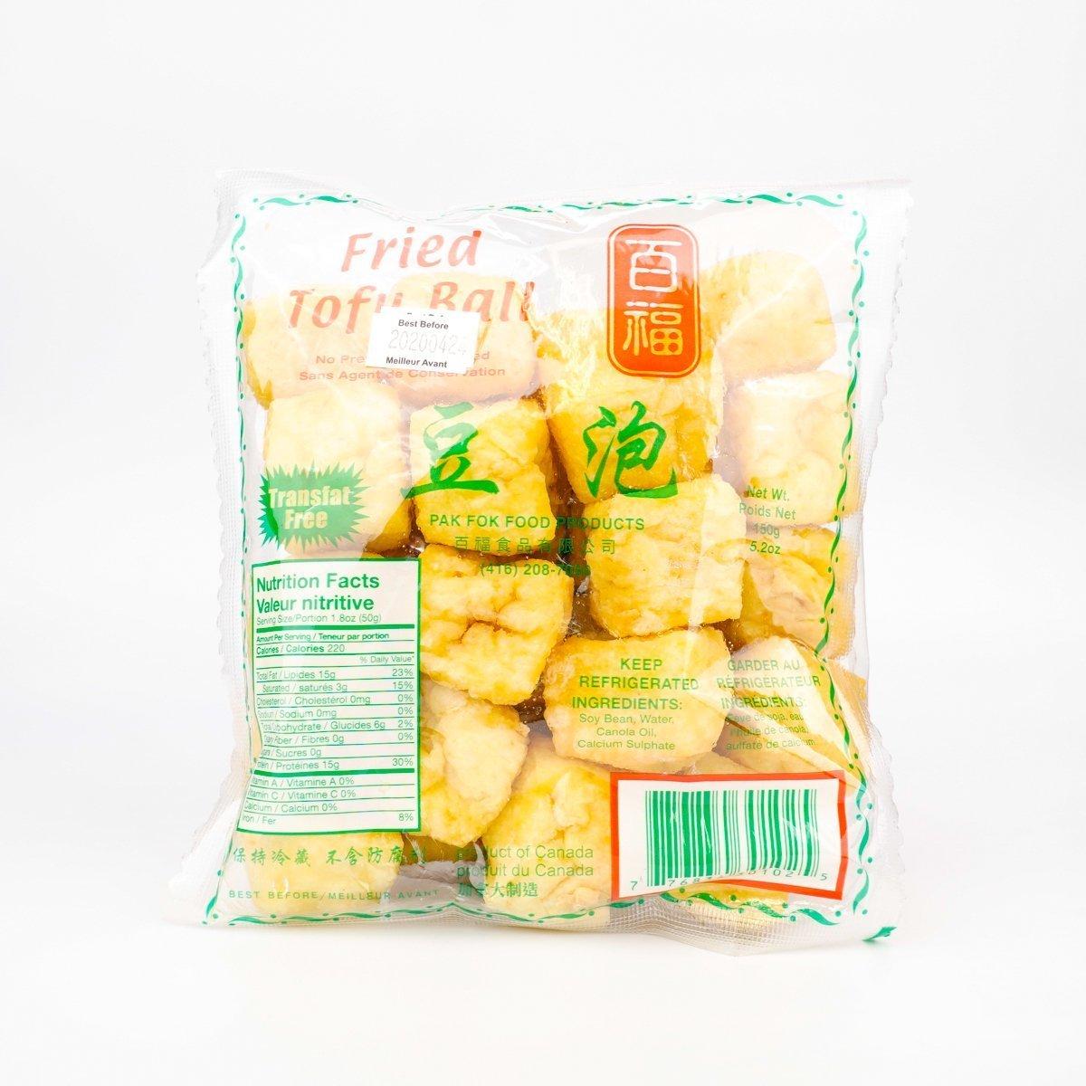 Baifu Fried Tofu Ball 150g | Brandco Direct Inc