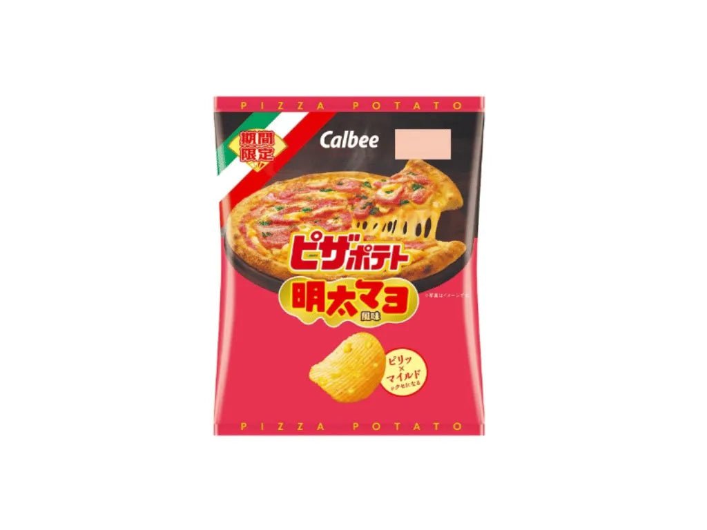 Calbee Pizza Potato Chips Mentai Mayonnaise (57g) | Brandco Direct Inc