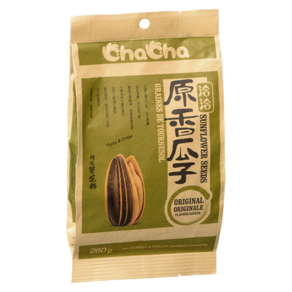 Chacha Sunflower Seeds Original Flavor 260g * 2 Packs | Brandco Direct Inc