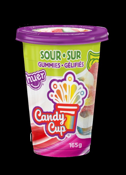 Huer Sour Gummy Cups (165g) | Brandco Direct Inc