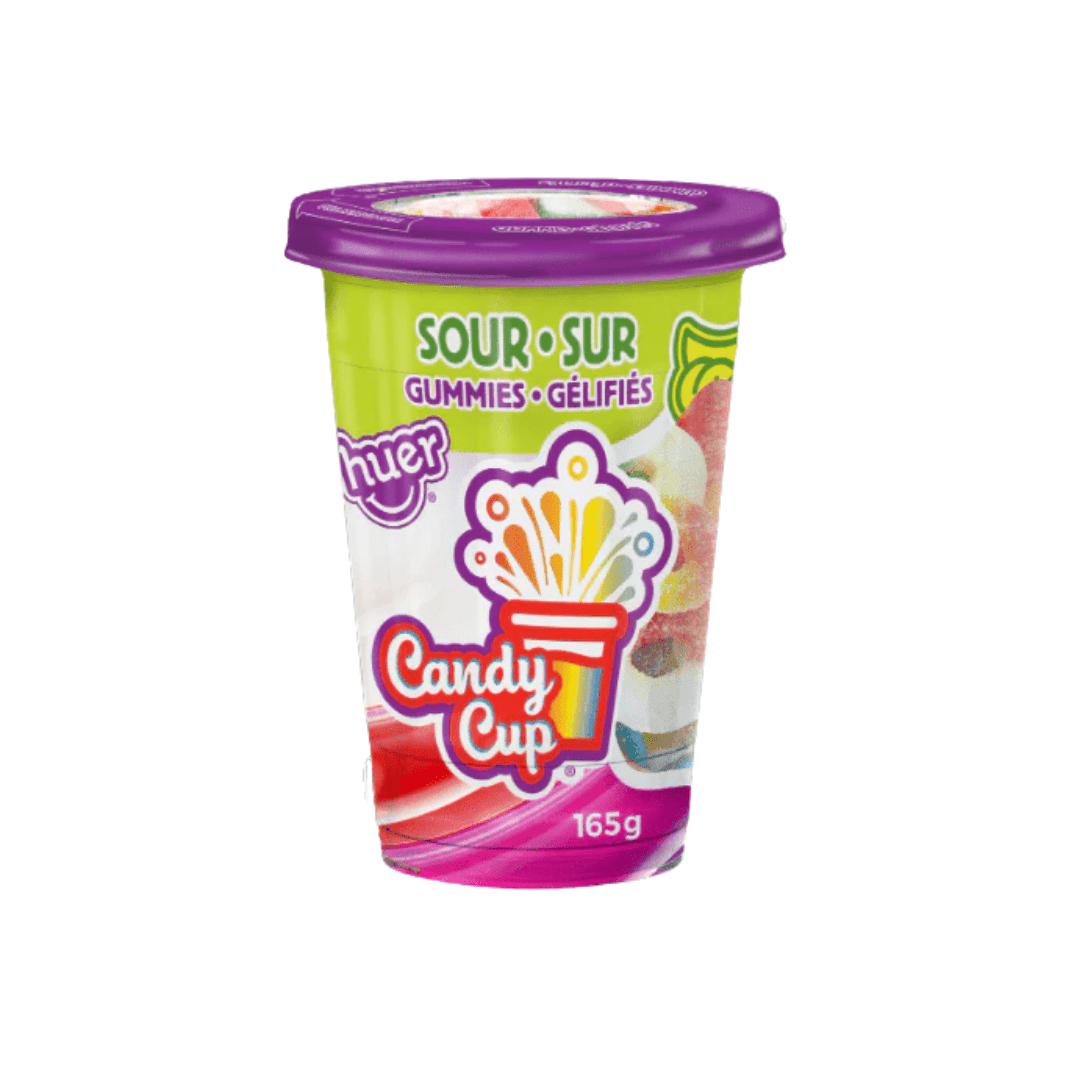 Huer Sour Gummy Cups (165g) | Brandco Direct Inc