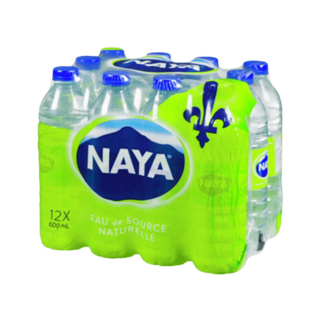 Naya Spring Water 12 Bottle (600ml) | Brandco Direct Inc