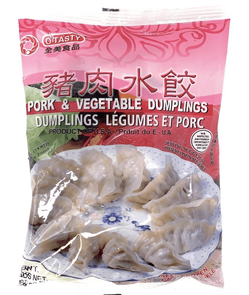 O'tasty Pork & Vegetable Dumplings (567g) * 2 Pack | Brandco Direct Inc
