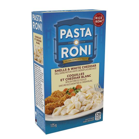 Pasta-Roni Shells & White Cheddar (175g) | Brandco Direct Inc