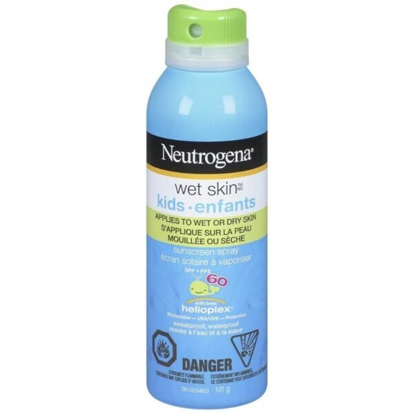 Neutrogena Kids Wet Skin Spray SPF 60 (141g) | Brandco Direct Inc