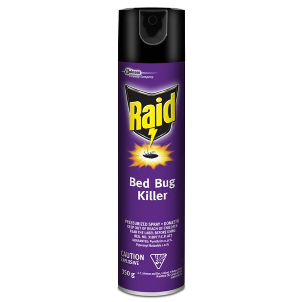 Raid Bed Bug Killer (350g) | Brandco Direct Inc